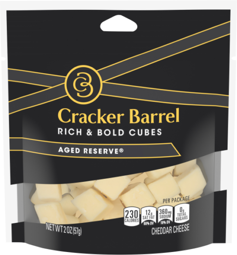 Snackable Cheese Cubes | Products | Cracker Barrel Cheese